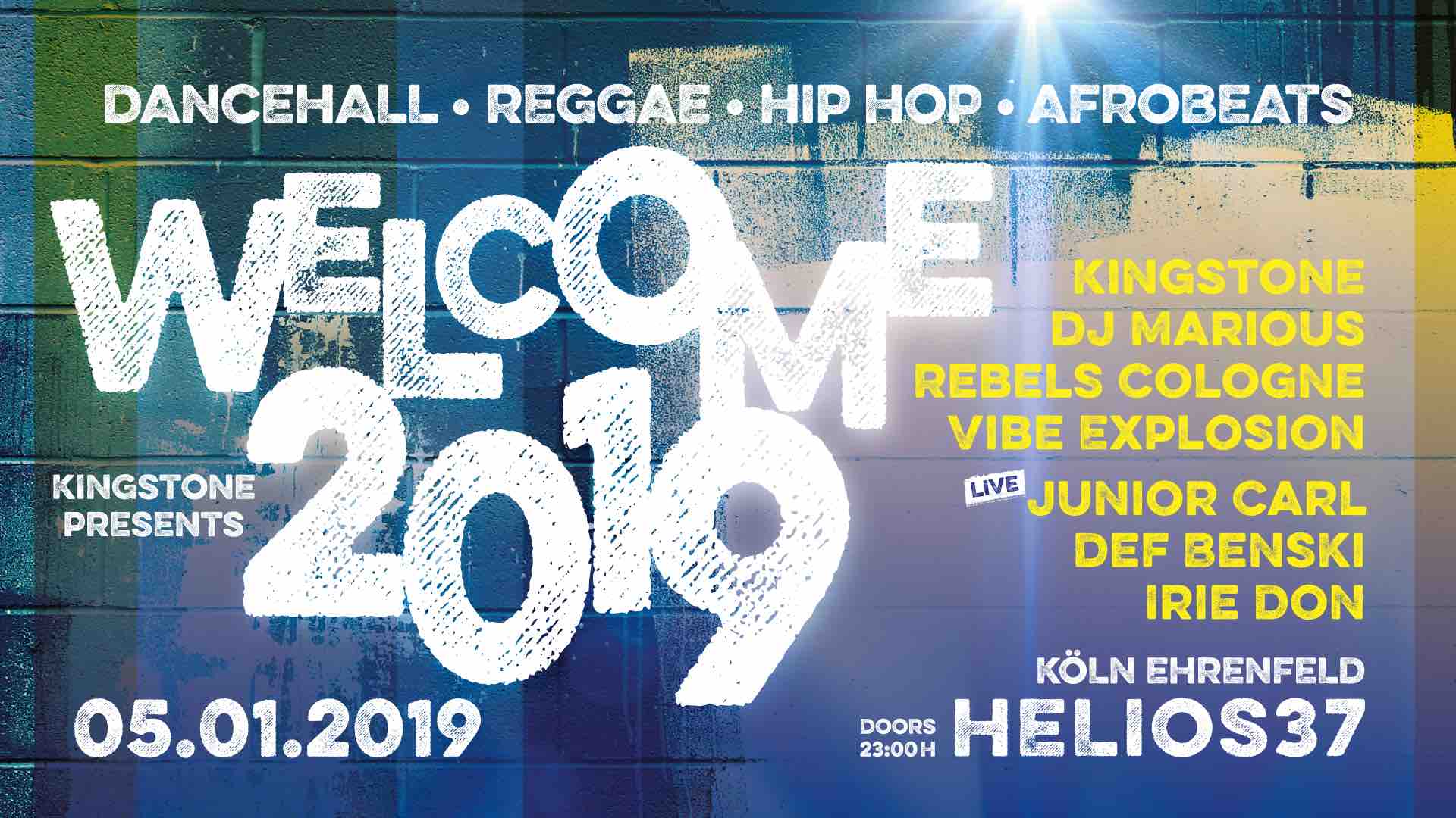 Welcome Cologne 2019 with good Vibes – Kingstone presents – Kingstone